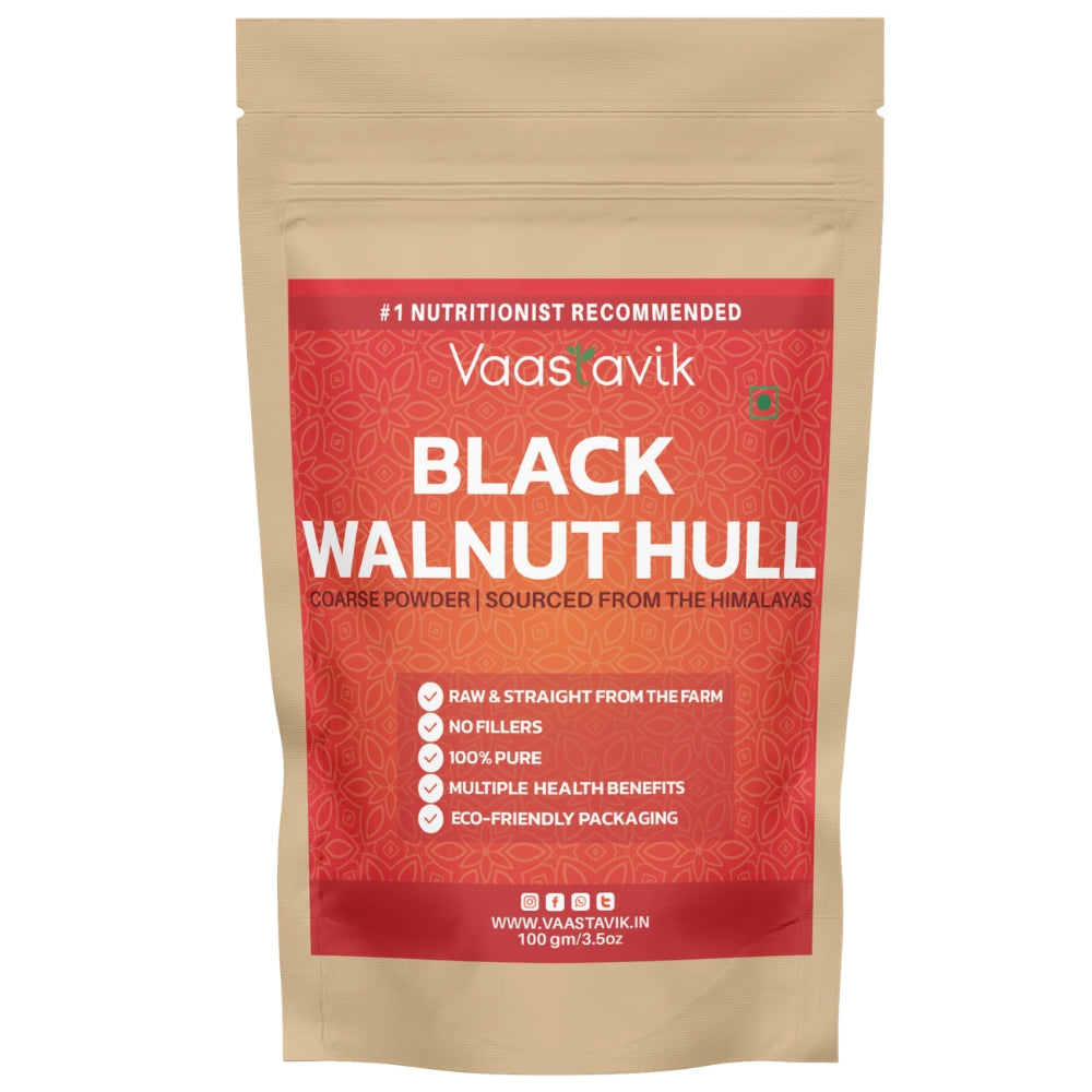 Pure Black Walnut Hull Juglans Nigra Powder 100gm – Vaastavik