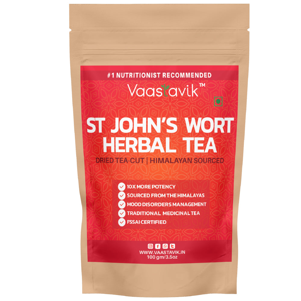 Pure St john's wort Tea 100 gm – Vaastavik