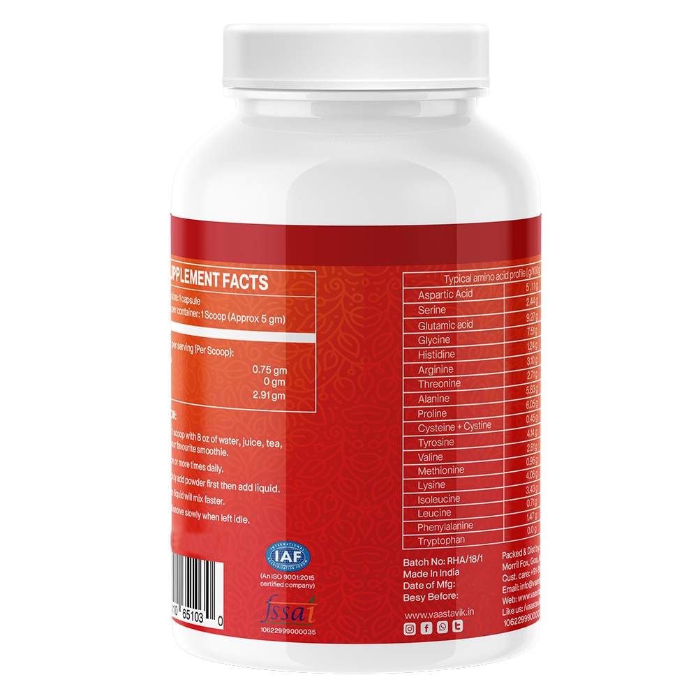 Chicken Collagen Powder Hydrolyzed Collagen Peptides 200gms – Vaastavik