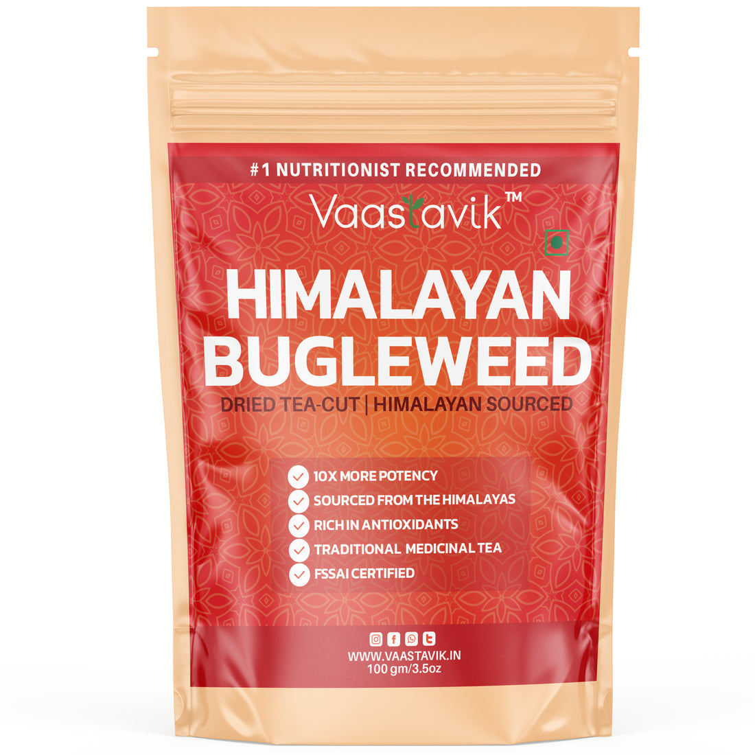 Bugleweed Loose Leaf Herbal Tea 100gm – Vaastavik